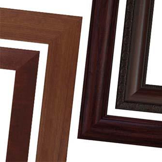 Cherry Mirror Frames | Red Wood Mirror Frames – MirrorMate