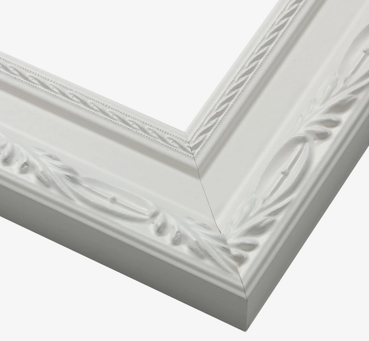 Farmhouse & Rustic White Mirror Frames – MirrorMate