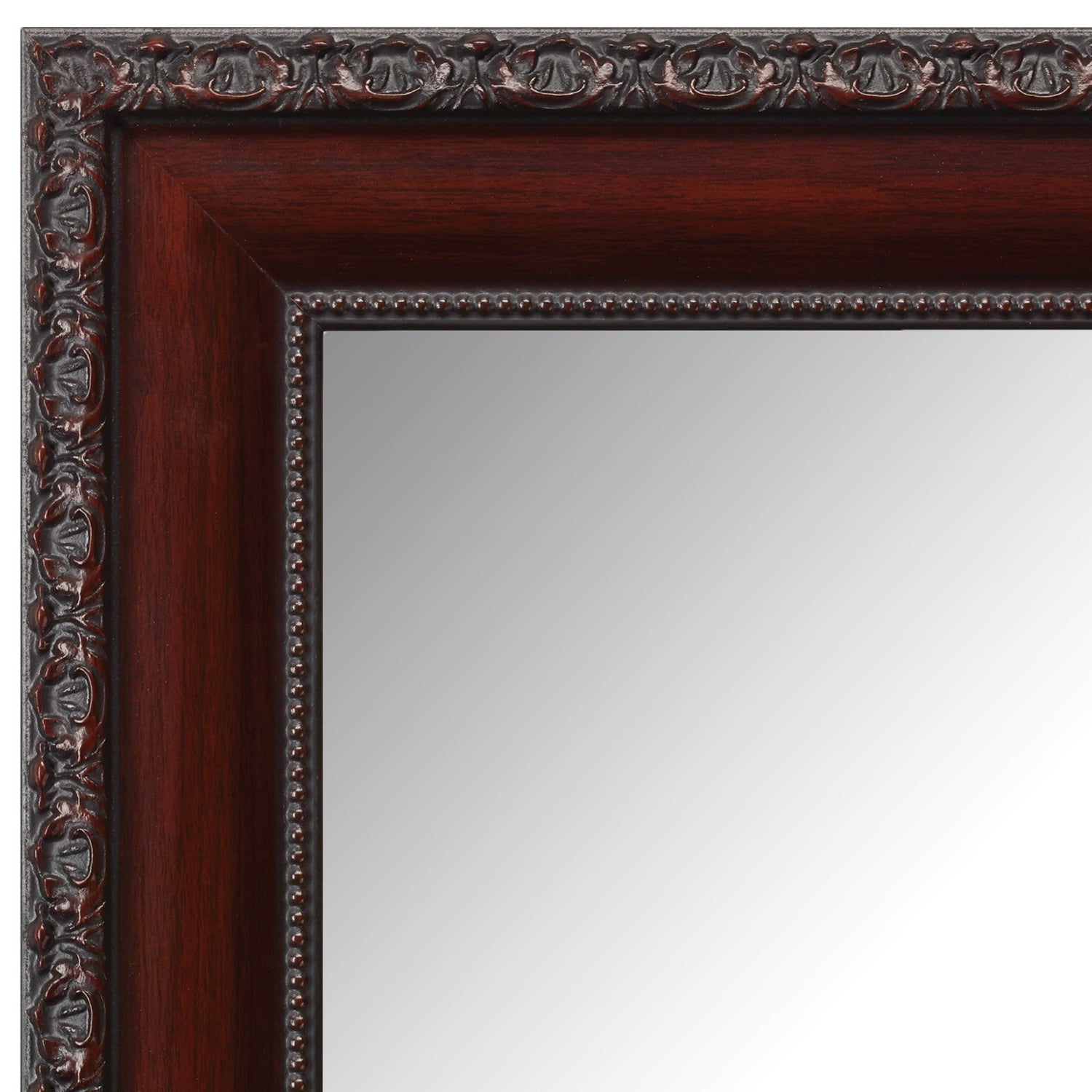 Dark Wood Frame Mirror